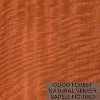 China Natural Sapele Wood Veneer Figured Wood Grain Veneer For Decoration for sale