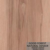 China Natural Hickory Wood Veneer Double Color Popular Cabinet Wood Veneer FSC for sale