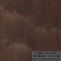 China Decoration Natural Cherry Veneer Quarter Cut Smoked Color Popular for sale
