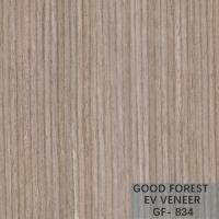 China Hotel Decoration Engineered Oak Veneer Crown Cut Grain Grey Color for sale