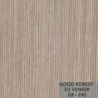 China Hotel Decoration Engineered Oak Veneer Crown Cut Grain Grey Color for sale