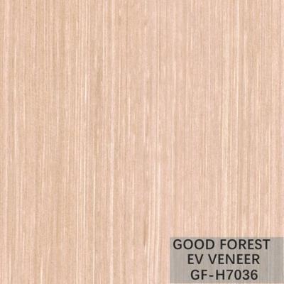 China Fancy Recomposed Wood Veneer Pearl Oak Pink Color Fineline Grain for sale