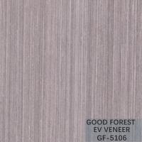 China Engineered Wood Veneer Silver Pear Blue Color Quarter Cut For Fancy Plywood for sale