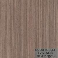 China EV Veneer Zebra Engineered Wood Veneer Natural Color Straight Grain for sale