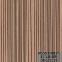China EV Veneer Zebra Engineered Wood Veneer Natural Color Straight Grain for sale