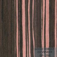 China Engineered Wood Veneer Ebony Wood Veneer 0.15-0.55 mm Thickness for sale