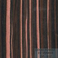 China Engineered Wood Veneer Ebony Wood Veneer 0.15-0.55 mm Thickness for sale