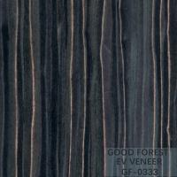 China Engineered Wood Veneer Ebony Wood Veneer 0.15-0.55 mm Thickness for sale