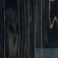 China Engineered Wood Veneer Ebony Wood Veneer 0.15-0.55 mm Thickness for sale