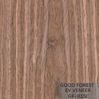 China Engineered Wood Veneer EV Veneer Black Walnut Crown Cut Natural for sale