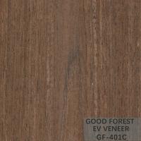 China Engineered Wood Veneer EV Veneer Black Walnut Crown Cut Natural for sale