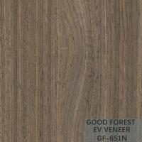 China Engineered Wood Veneer EV Veneer Black Walnut Crown Cut Natural for sale