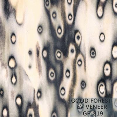 China Engineered Wood Veneer Tree Burl Wood Veneer EV 2500*640 mm Size for sale