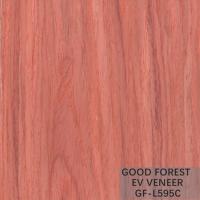 China Engineered Wood Veneer Red Santos Rose Wood 2850mm length Size For door and cabinet face SZ-L220C/595C/3305C/6155C/5965C for sale