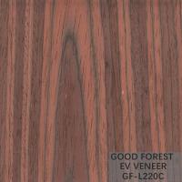 China Engineered Wood Veneer Red Santos Rose Wood 2850mm length Size For door and cabinet face SZ-L220C/595C/3305C/6155C/5965C for sale