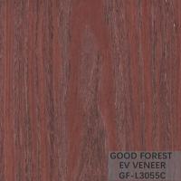 China Engineered Wood Veneer Red Santos Rose Wood 2850mm length Size For door and cabinet face SZ-L220C/595C/3305C/6155C/5965C for sale