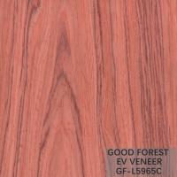 China Engineered Wood Veneer Red Santos Rose Wood 2850mm length Size For door and cabinet face SZ-L220C/595C/3305C/6155C/5965C for sale