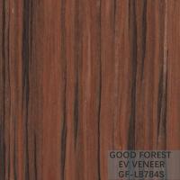 China Santos Rose Engineered Wood Veneer Straight Grain Customized Service for sale