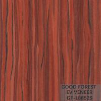 China Santos Rose Engineered Wood Veneer Straight Grain Customized Service for sale