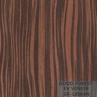 China Santos Rose Engineered Wood Veneer Straight Grain Customized Service for sale