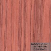 China Santos Rose Engineered Wood Veneer Straight Grain Customized Service for sale