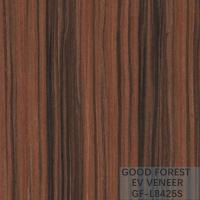 China Santos Rose Engineered Wood Veneer Straight Grain Customized Service for sale