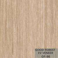 China Apricot Silver Wood Veneer Wallpaper Engineered Vertical Grain for sale