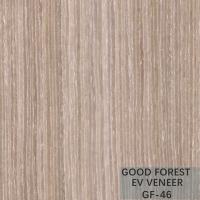 China Apricot Silver Wood Veneer Wallpaper Engineered Vertical Grain for sale