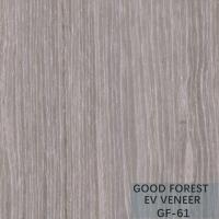 China Apricot Silver Wood Veneer Wallpaper Engineered Vertical Grain for sale