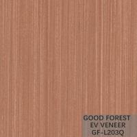 China OEM American Cherry Engineered Wood Veneer Recomposed Vertical Grain for sale