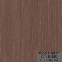 China OEM American Cherry Engineered Wood Veneer Recomposed Vertical Grain for sale