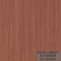 China OEM American Cherry Engineered Wood Veneer Recomposed Vertical Grain for sale