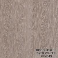 China Flooring Dyed Wood Veneer / Wenge Veneer Plywood Brown Color for sale