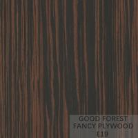 China ODM Fancy Plywood Board Customized Ebony Veneer Plywood Panel for sale