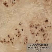 China Customized Burl Veneer Plywood Board Fancy Root Canal Veneer for sale