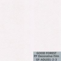 China OEM Flattened PP Decorative Film Pure Color Series Crack Grain for sale