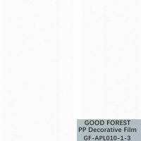 China Customized PP Decorative Film 0.12-0.30mm Pure Color Series Matrix Grain for sale