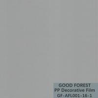 China Hardness PP Decorative Film Skin Feeling 0.12mm - 0.45mm Thickness for sale