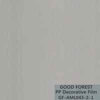 China Metal Series PP Decorative Film 1250mm / 1260mm Width Draw Wire Grain for sale