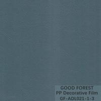 China Decorative Black Polypropylene Film Degradable Naural Dermatoglyph for sale