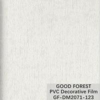 China Decorative PVC Film For Furniture Cloth Grain Type Good Flowability for sale