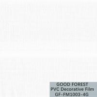 China Decorative PVC Film For Furniture Cloth Grain Type Good Flowability for sale