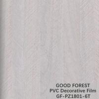 China Decorative PVC Film For Furniture Cloth Grain Type Good Flowability for sale