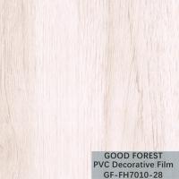 China Wallboard White PVC Film Decorative 1260mm - 1330mm Width Wooden Grain for sale