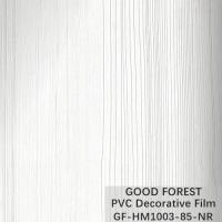 China Wallboard White PVC Film Decorative 1260mm - 1330mm Width Wooden Grain for sale