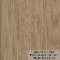 China Flowability PVC Decorative Film Scratch Resistance Wooden Grain for sale