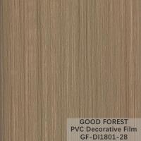 China Flowability PVC Decorative Film Scratch Resistance Wooden Grain for sale