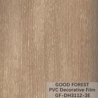 China Flowability PVC Decorative Film Scratch Resistance Wooden Grain for sale