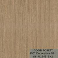China Flowability PVC Decorative Film Scratch Resistance Wooden Grain for sale