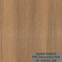 China Flowability PVC Decorative Film Scratch Resistance Wooden Grain for sale